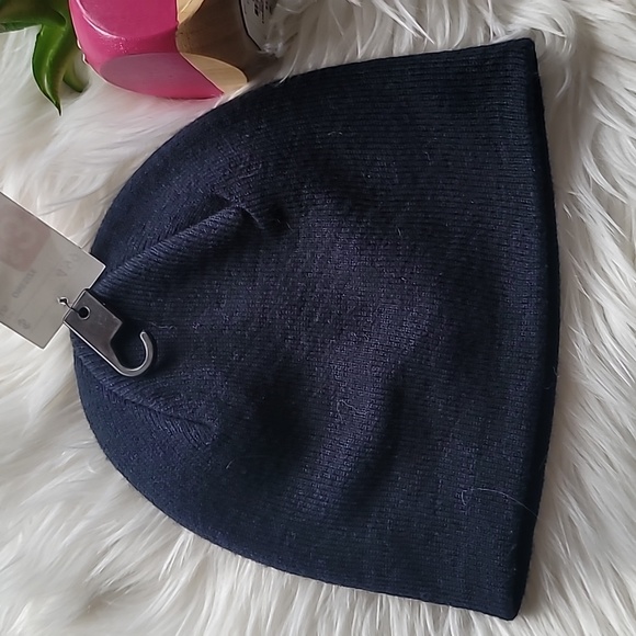 H&M | Accessories | Hm Dark Navy Blue Beanie Hat | Poshmark